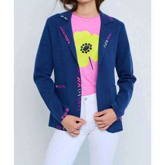 Lisa Todd | Jackets & Coats | New Lisa Todd Stichin Blazer In Navy ...
